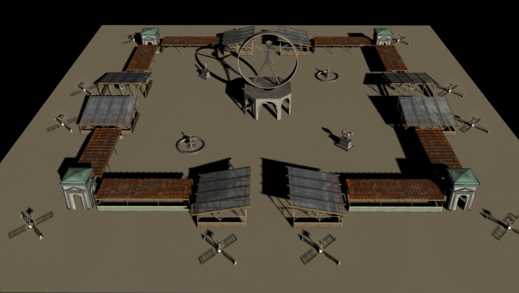 Introducing the Guild Workshops and the Piazza Around the Man | Burning ...