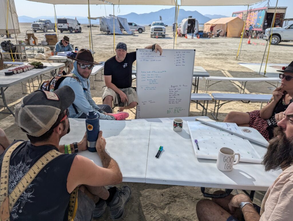 Peter Platzgummer – Temple Crew Power Meeting | Burning Man Journal